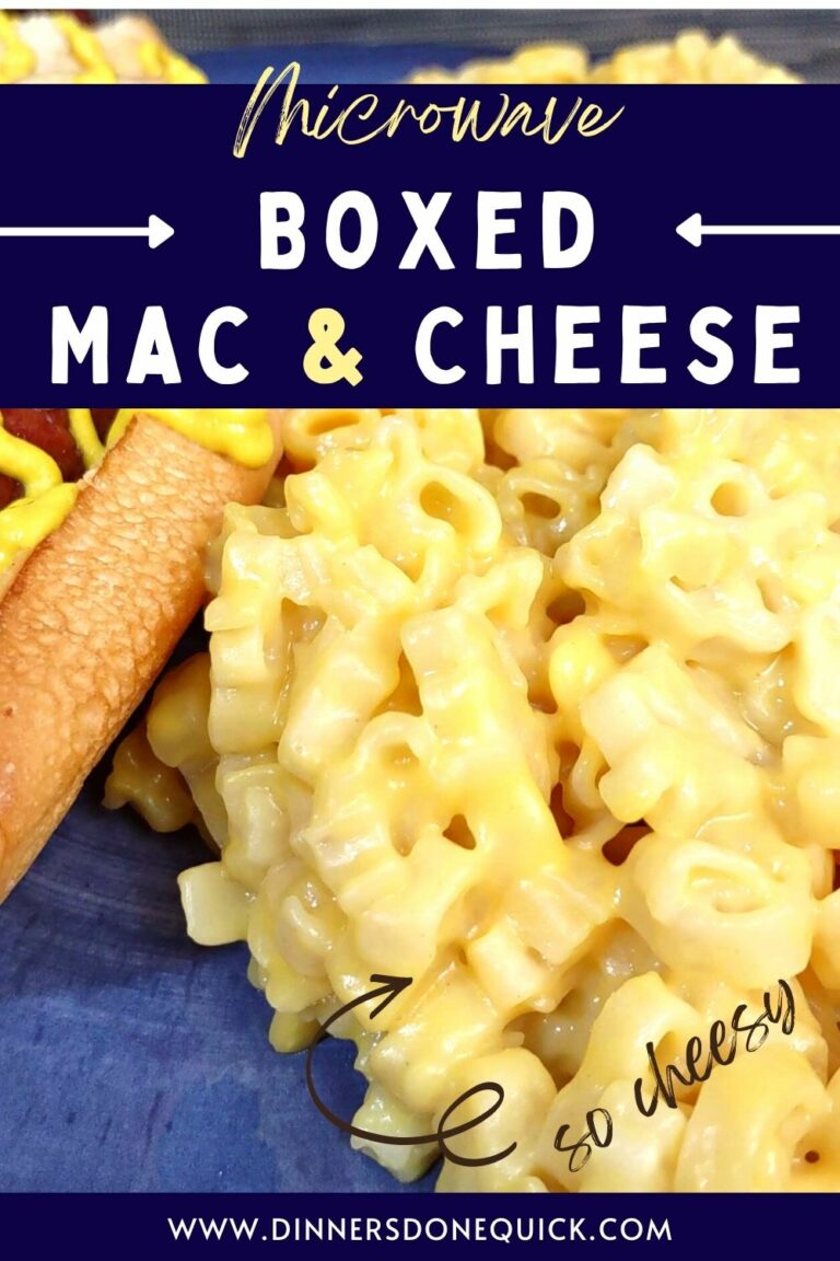 How to Make Boxed Mac and Cheese in the Microwave - Dinners Done Quick
