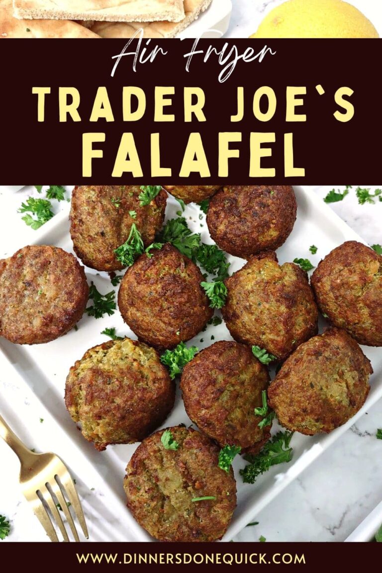 Crispy Trader Joe’s Frozen Falafel in the Air Fryer - Dinners Done Quick