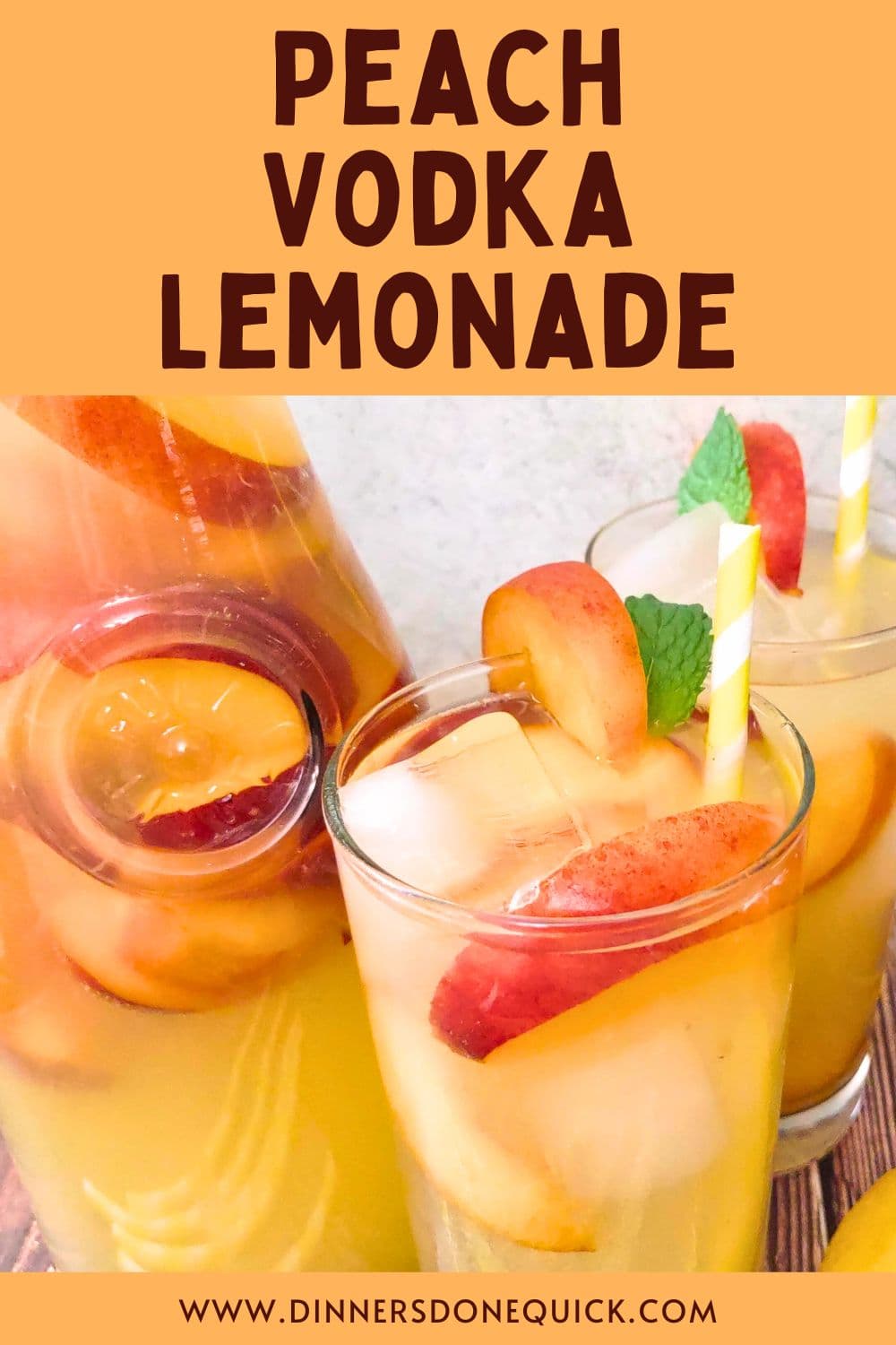 Refreshing Peach Vodka Lemonade: Say Cheers to Summer! - Dinners Done Quick