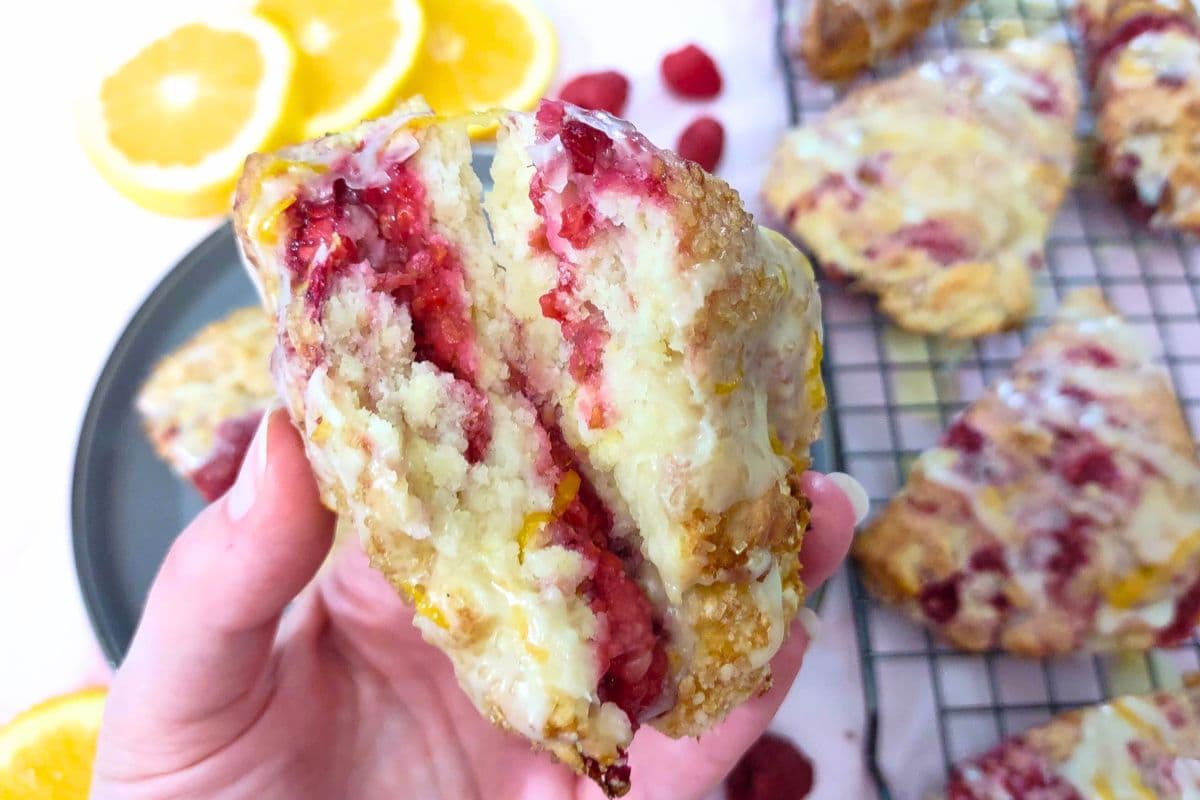 Raspberry Orange Scones You Can Make In Just 30 Minutes! - Dinners Done ...