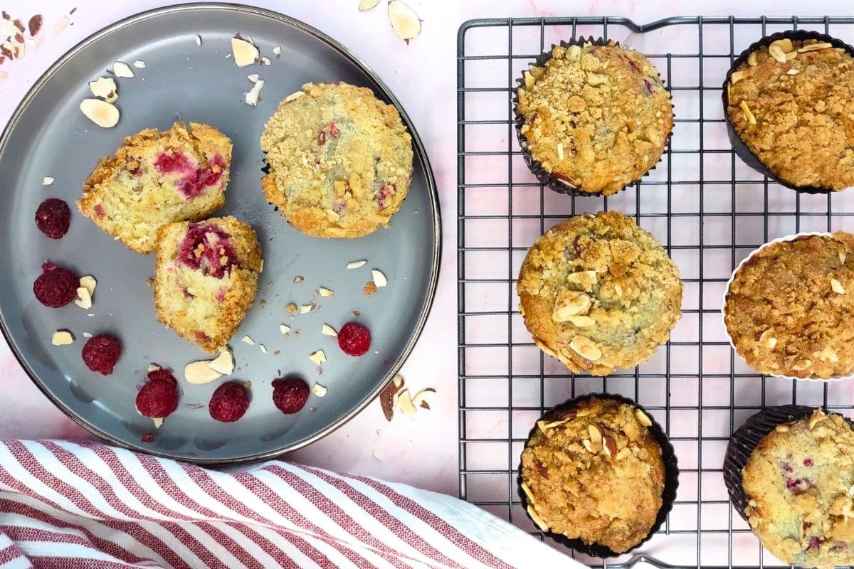 Raspberry Sour Cream Muffins With Streusel: Taste the Magic! - Dinners ...