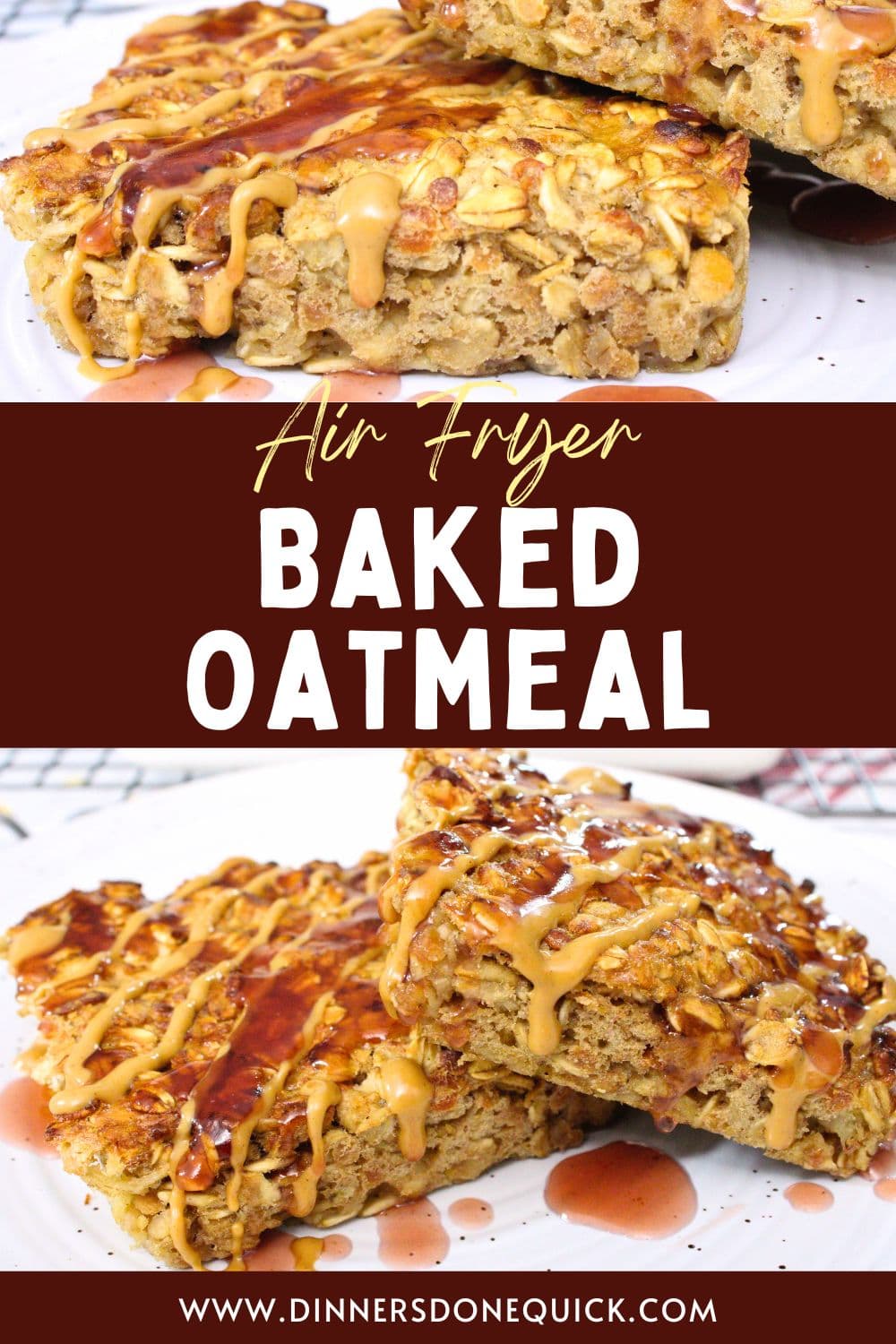 15-Minute Air Fryer Baked Oatmeal: Easy Breakfast Bars! - Dinners Done ...