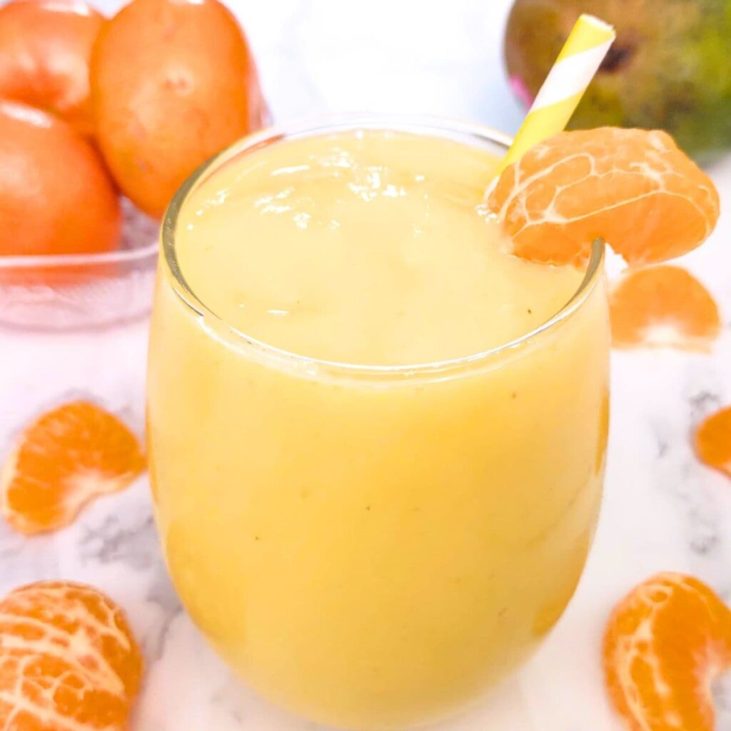 Orange Mango Smoothie: Sweet Citrus Tropical Bliss! - Dinners Done Quick
