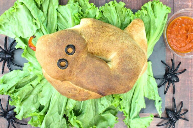 Snake Calzone: Spooky Fun Air Fryer Halloween Recipe! - Dinners Done Quick