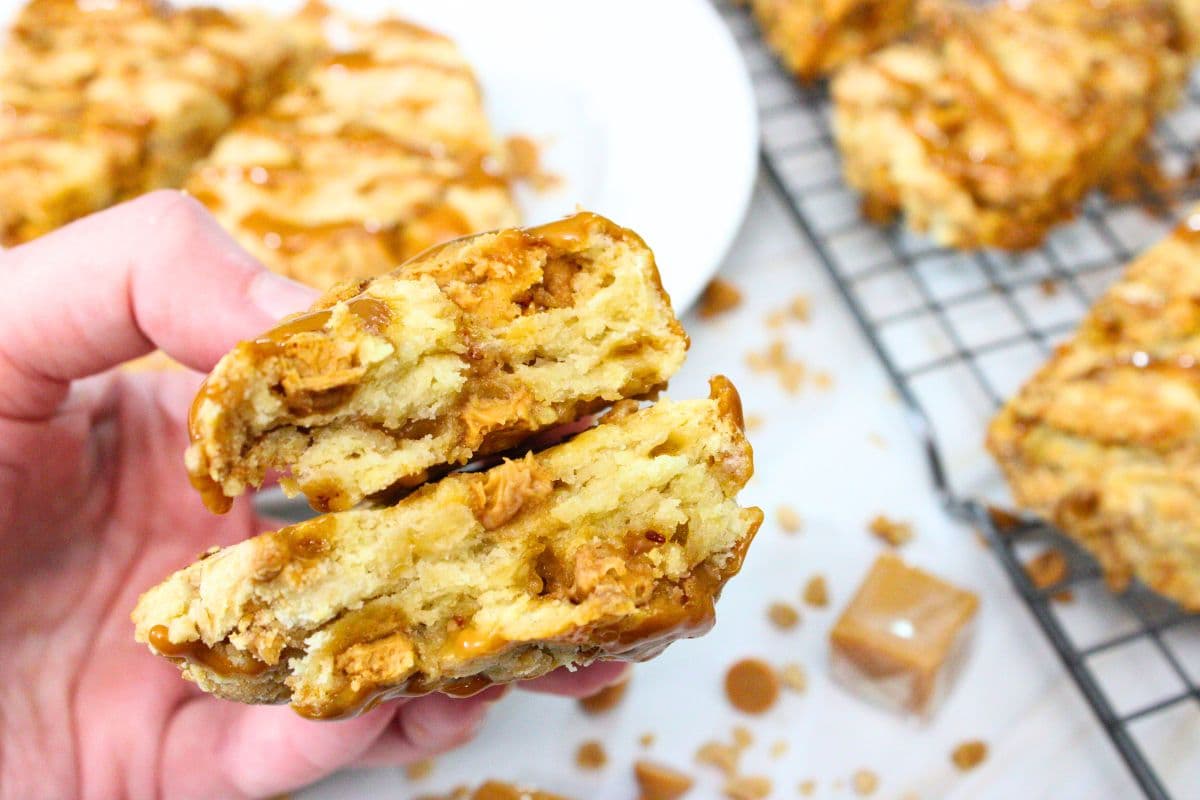 Caramel Toffee Scones (Air Fryer or Oven): Bakery at Home - Dinners ...