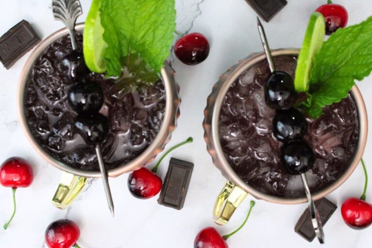 Chocolate Cherry Mule Recipe: Sweet Treat Cocktail! - Dinners Done Quick