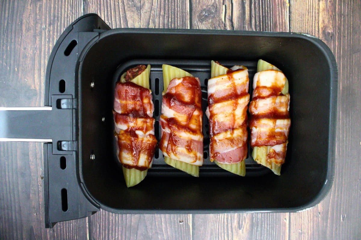 Air Fryer Shotgun Shells: Bacon Wrapped Manicotti Appetizer! - Dinners ...