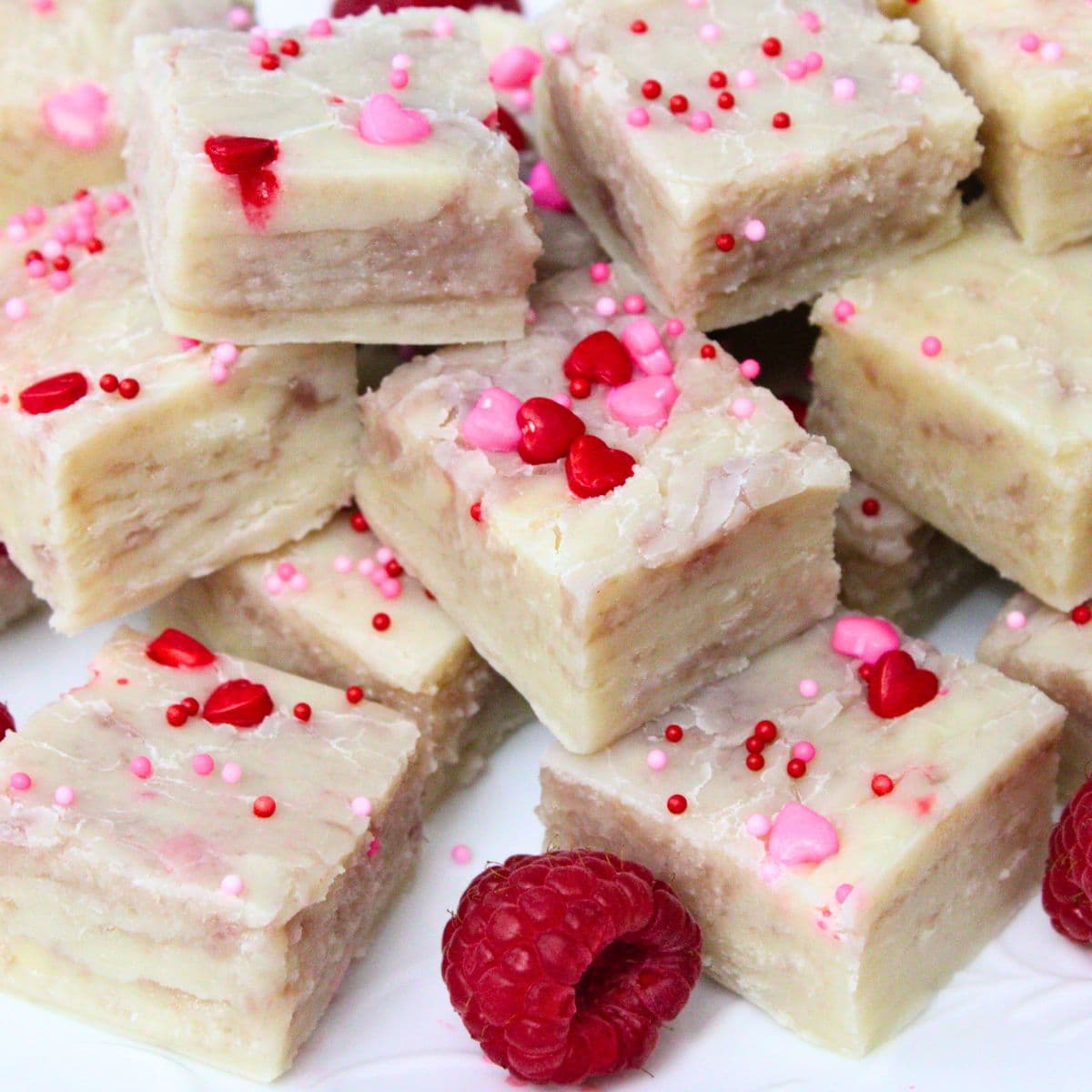 Raspberry Fudge: Easy 3 Ingredient Microwave Recipe! - Dinners Done Quick