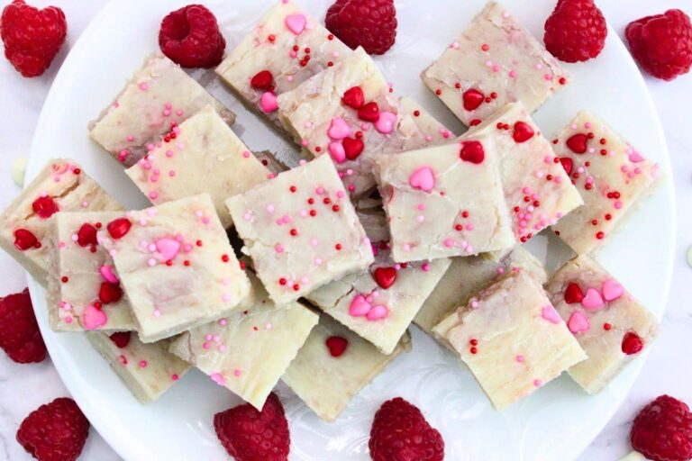 Raspberry Fudge: Easy 3 Ingredient Microwave Recipe! - Dinners Done Quick
