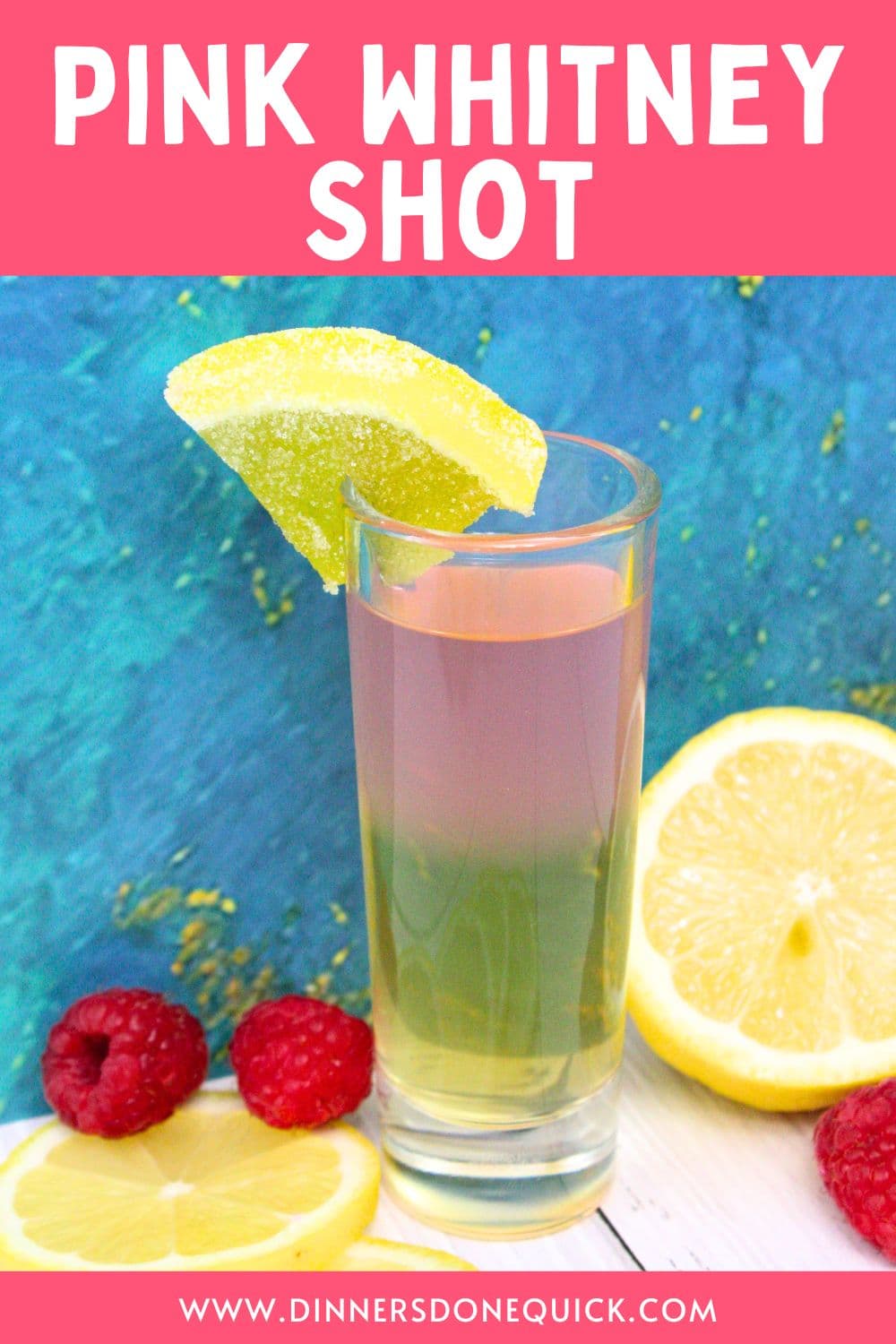 Pink Whitney Shot: 2 Ingredient Pink Lemonade Shooter - Dinners Done Quick