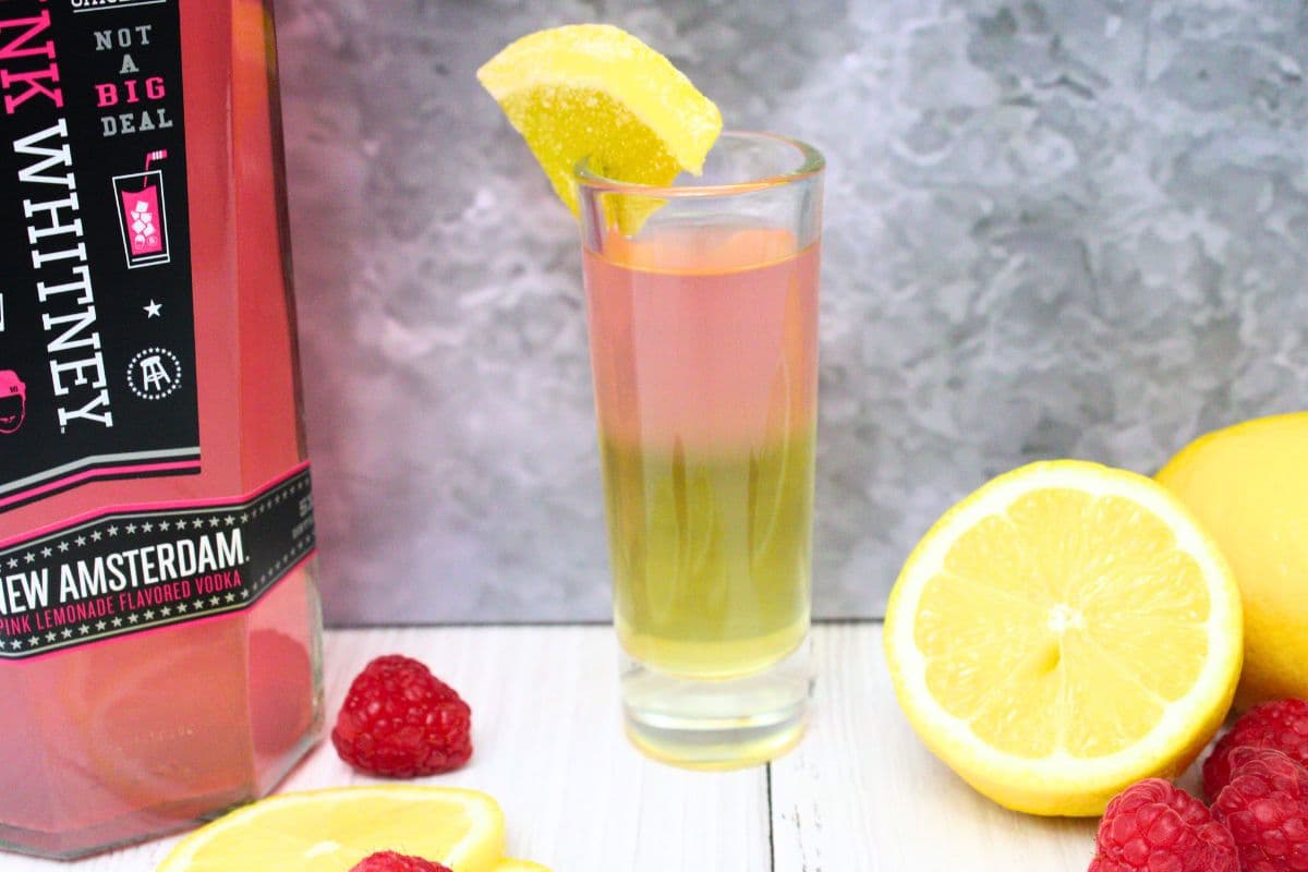 Pink Whitney Shot: 2 Ingredient Pink Lemonade Shooter - Dinners Done Quick