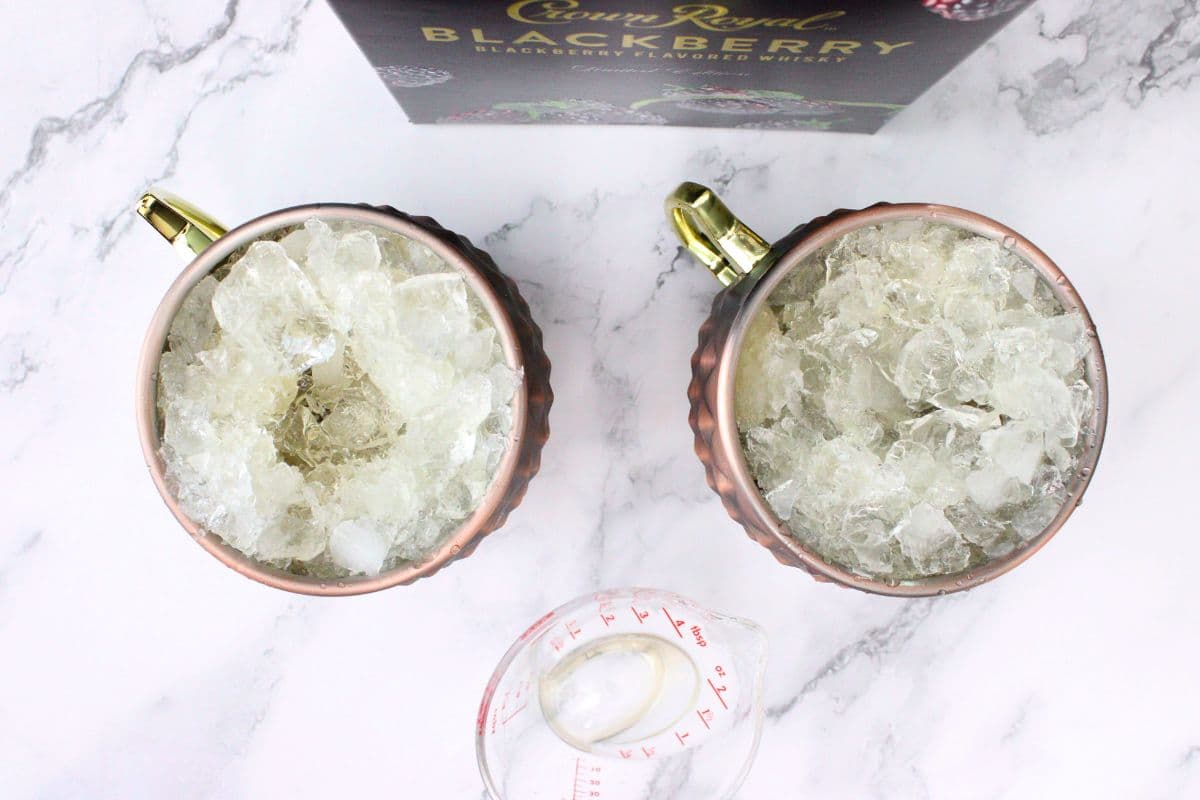 Blackberry Kentucky Mule: Royal Mule With Crown Whiskey - Dinners Done ...