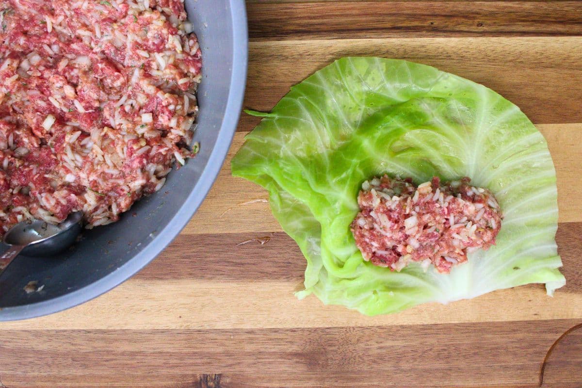 Air Fryer Cabbage Rolls Stuffed With Sausage and Rice - Dinners Done Quick