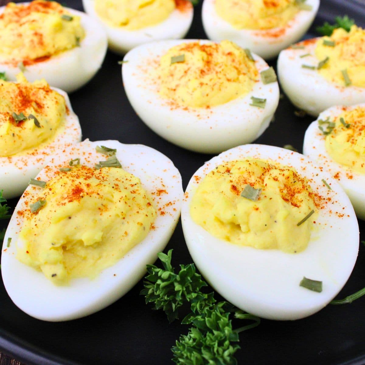 Air Fryer Deviled Eggs: Easy Appetizer For Entertaining! - Dinners Done Quick