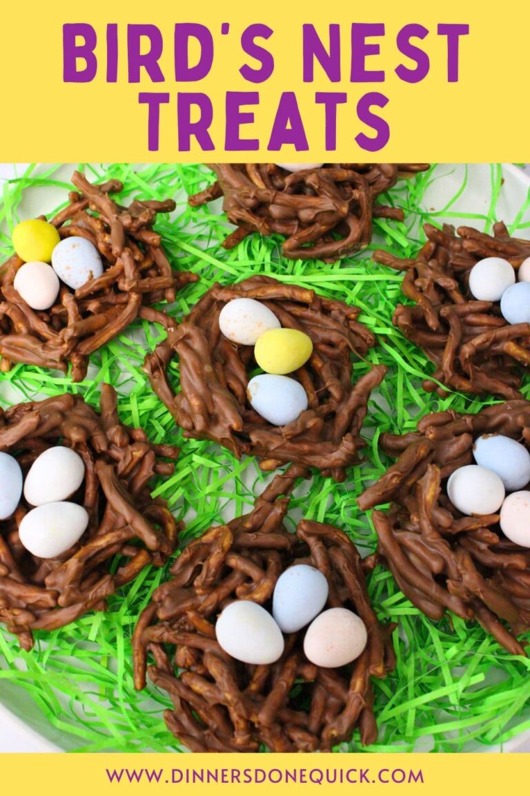 Bird’s Nest Treats: Easter Haystacks Microwave Recipe! - Dinners Done Quick