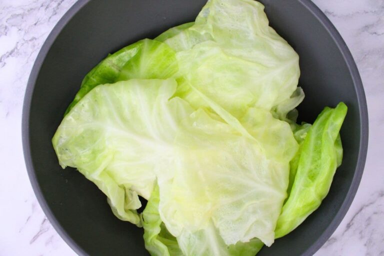 Air Fryer Cabbage Rolls Stuffed With Sausage and Rice - Dinners Done Quick