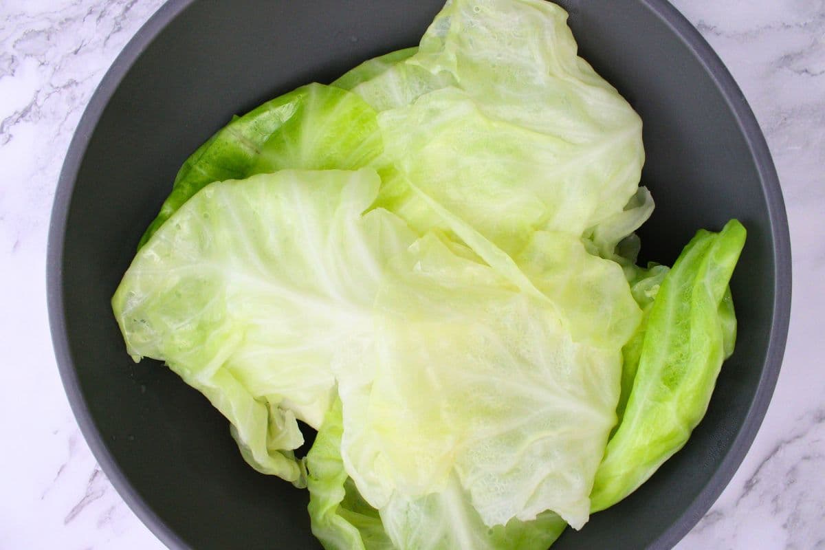 Air Fryer Cabbage Rolls Stuffed With Sausage and Rice - Dinners Done Quick