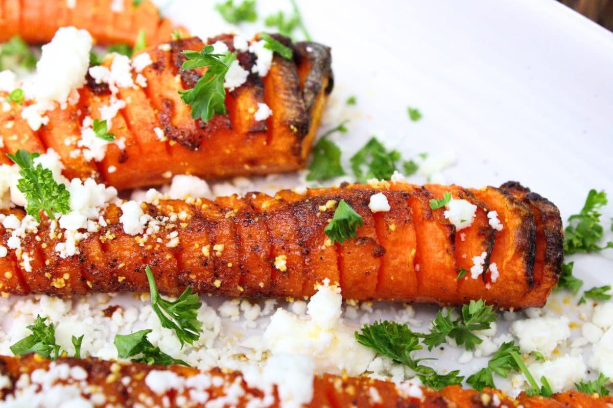 Hasselback Carrots in the Air Fryer: Easy Veggie Side - Dinners Done Quick