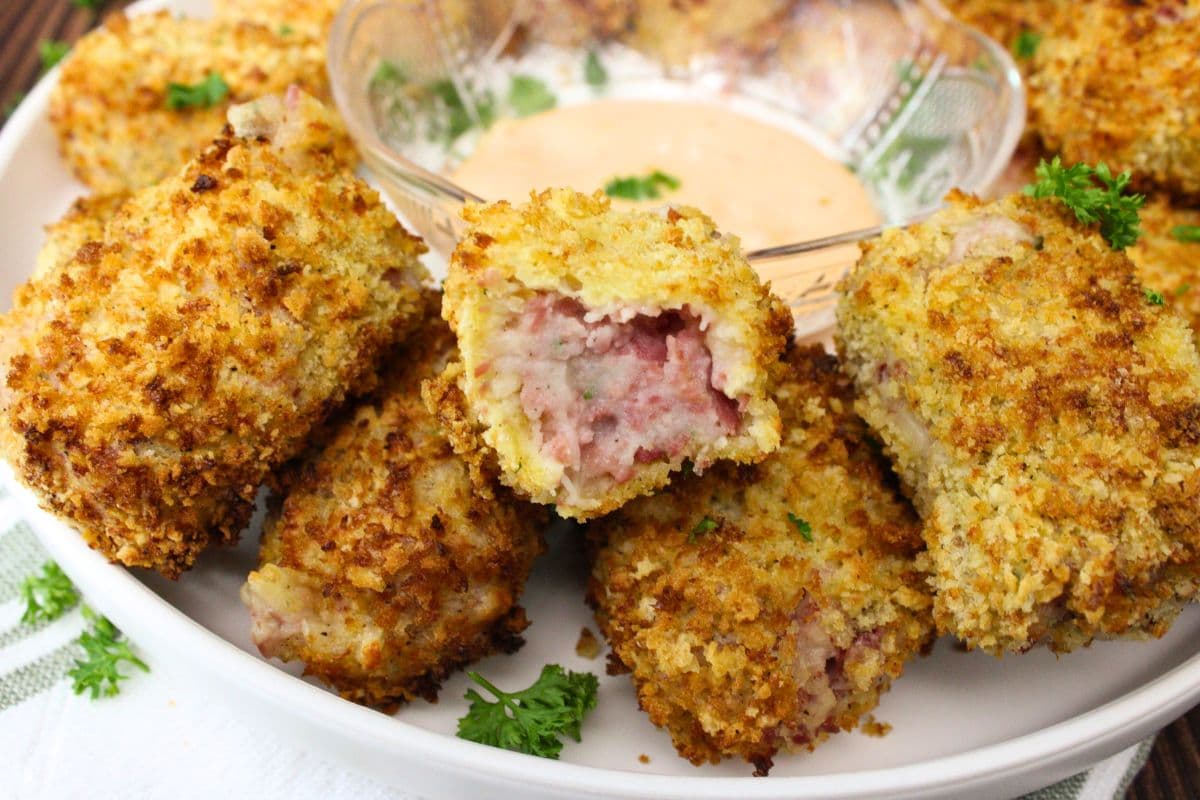 Reuben Croquettes: Easy Irish Cannonballs in Air Fryer! - Dinners Done ...