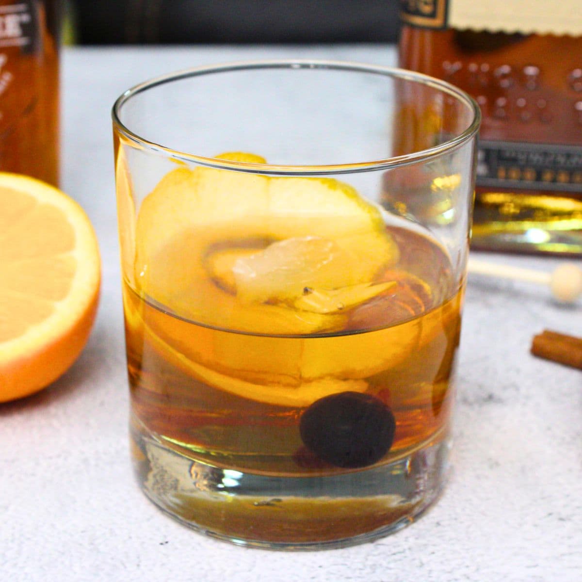 Maple Old Fashioned: Sweet Bourbon Cocktail Recipe! - Dinners Done Quick