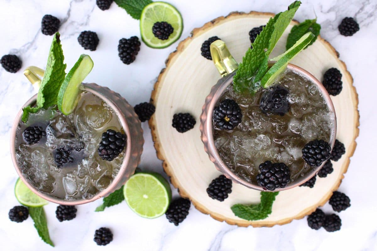 Blackberry Kentucky Mule: Royal Mule With Crown Whiskey - Dinners Done ...