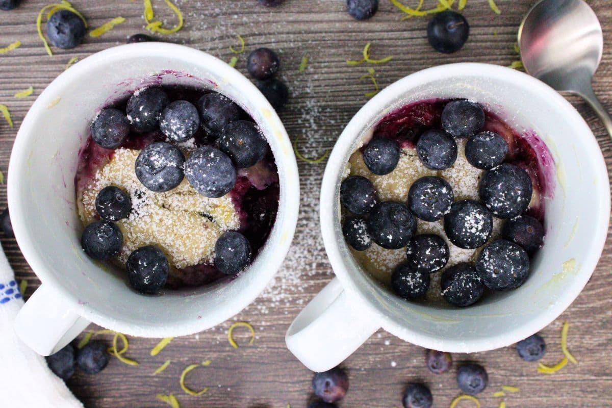 Easy Lemon Blueberry Mug Cake: Dessert in Minutes! - Dinners Done Quick