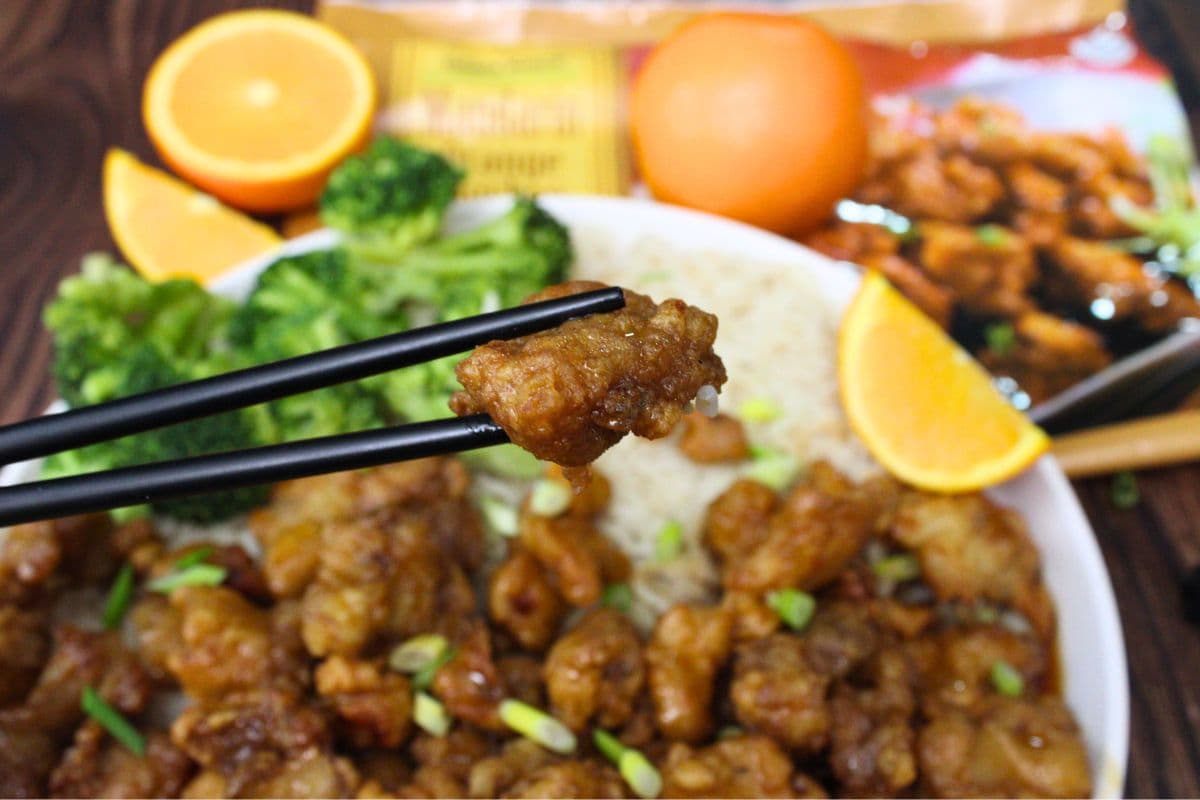 Trader Joe’s Orange Chicken in the Air Fryer: 10 Min Meal - Dinners Done Quick