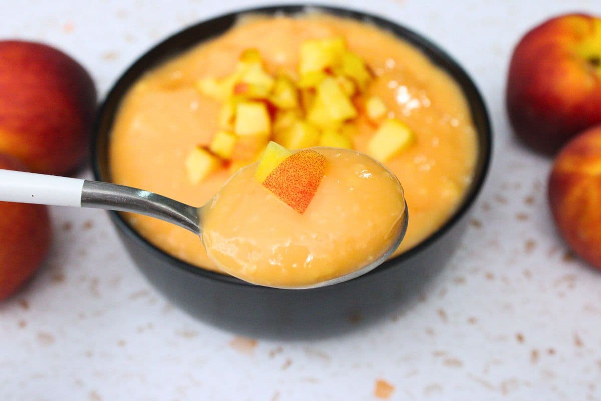 Microwave Peach Pudding: Quick and Easy Dessert! - Dinners Done Quick