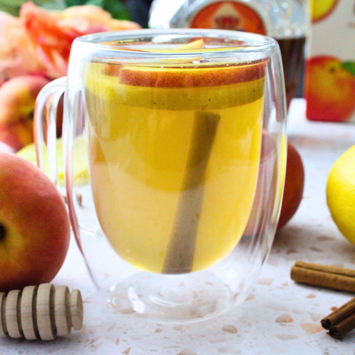 Easy Peach Hot Toddy Recipe With Crown Royal Peach - Dinners Done Quick