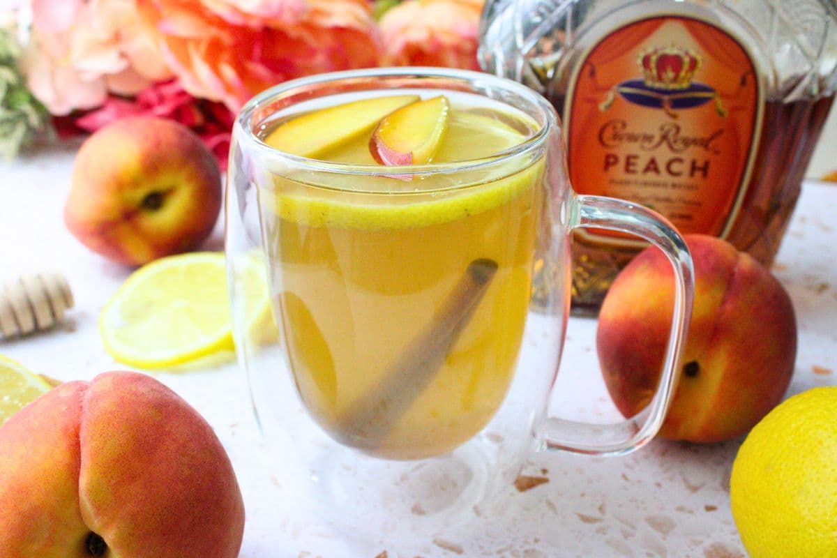 Easy Peach Hot Toddy Recipe With Crown Royal Peach - Dinners Done Quick