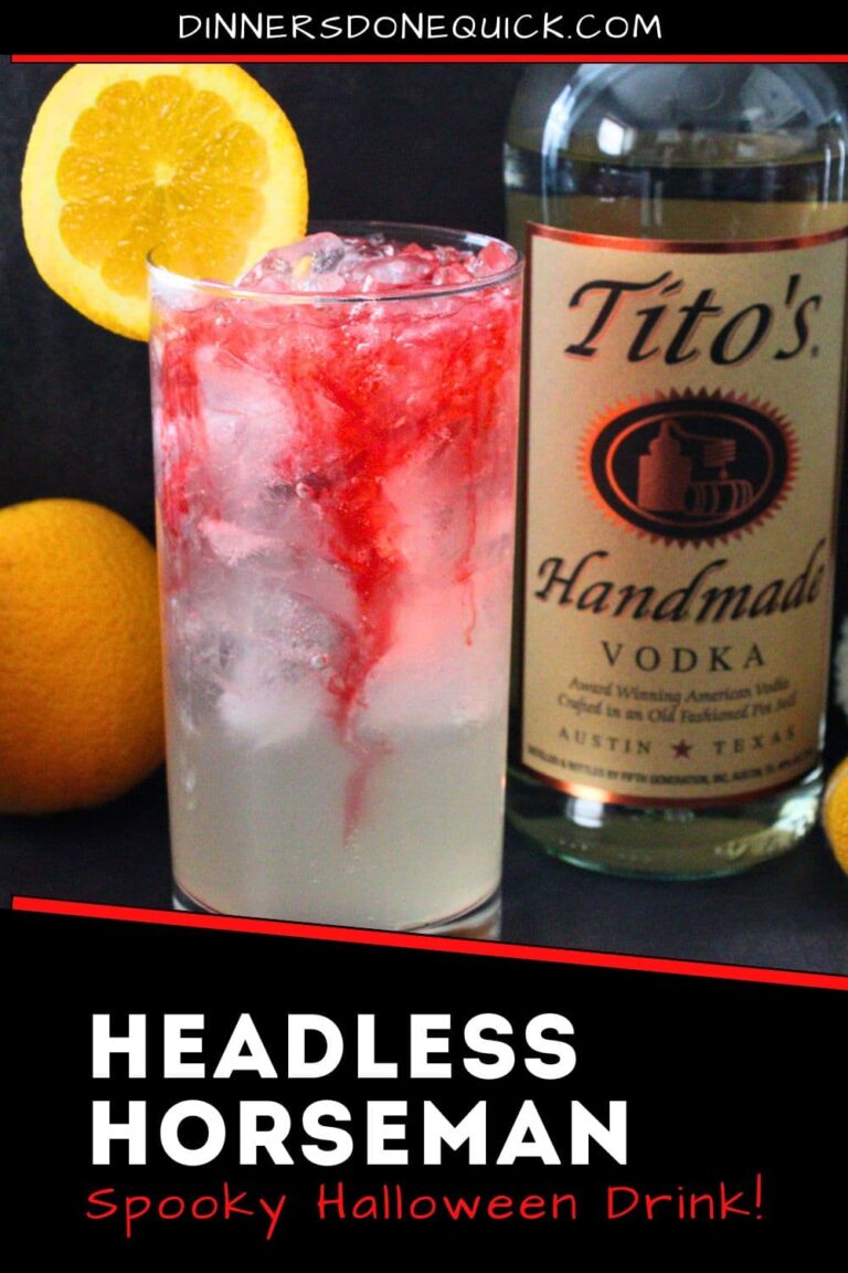 Headless Horseman Cocktail: Raise a Glass to Halloween! - Dinners Done ...