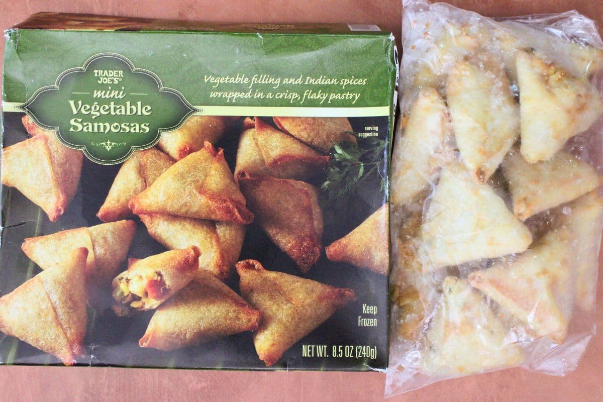 Mini Trader Joe's Vegetable Samosas in the Air Fryer! - Dinners Done Quick