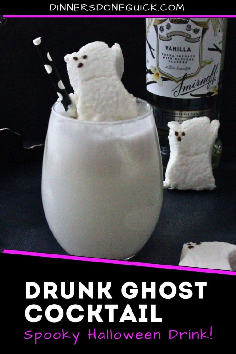 Drunk Ghost Cocktail: Halloween Drink With Vodka & Sprite - Dinners ...