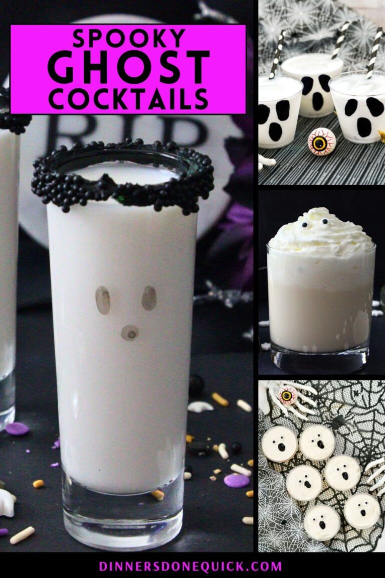 11 Easy Ghost Cocktails: Spooky Drinks For Halloween! - Dinners Done Quick