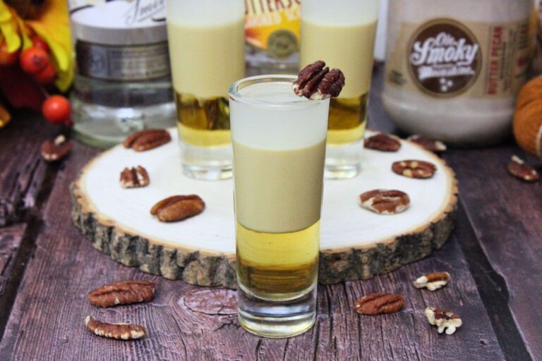 Pecan Pie Shot: A Thanksgiving Shooter With Vodka! - Dinners Done Quick