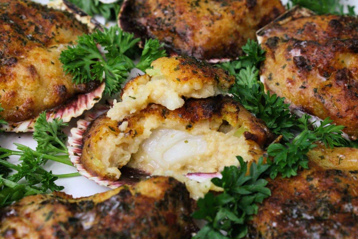 Easy Frozen Stuffed Scallops in the Air Fryer (Matlaws) - Dinners Done Quick