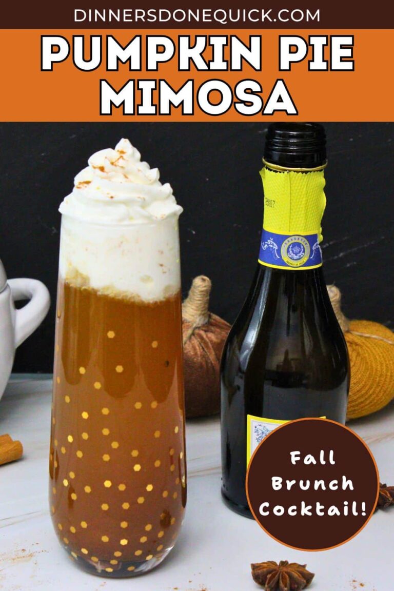 Pumpkin Pie Mimosa: The Perfect Fall Brunch Beverage! - Dinners Done Quick