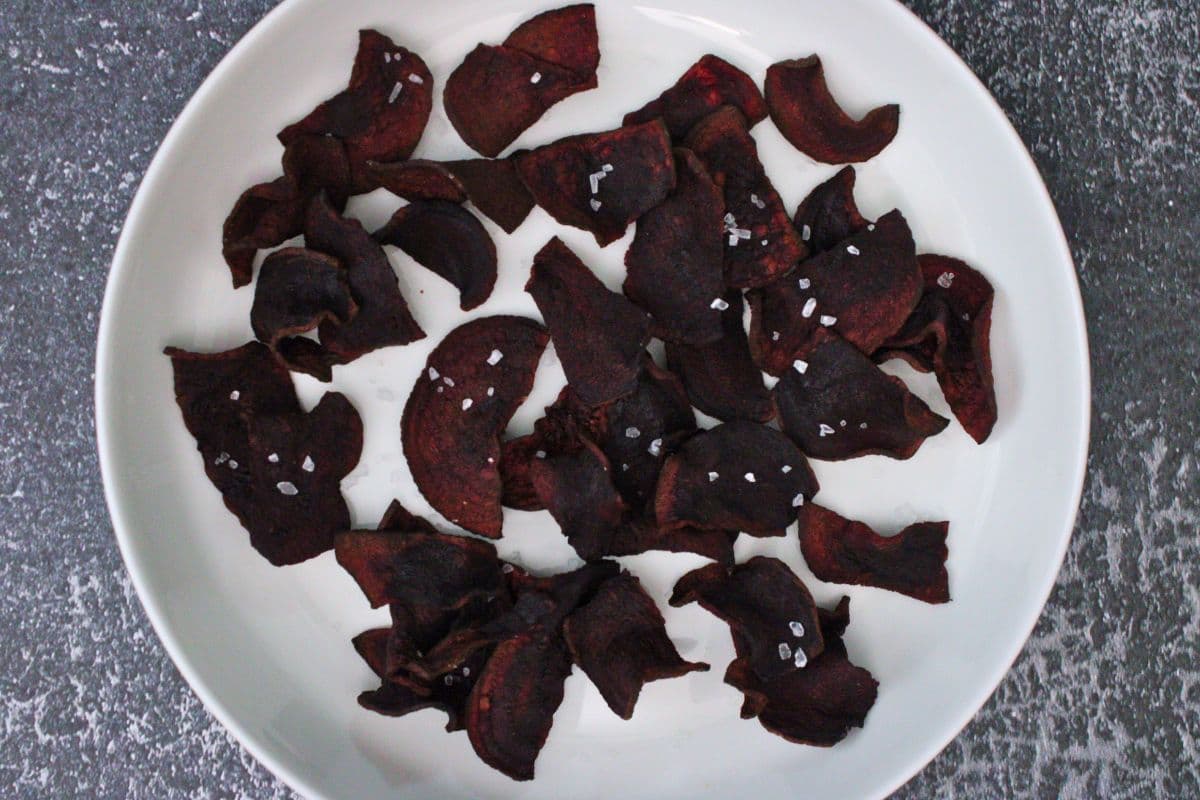 Air Fryer Beet Chips: Crispy Salt & Vinegar Snack! - Dinners Done Quick