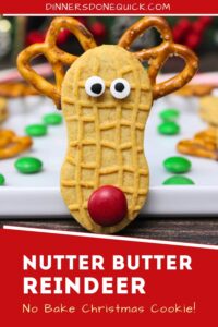 Nutter Butter Reindeer: No Bake Christmas Cookie Recipe! - Dinners Done ...