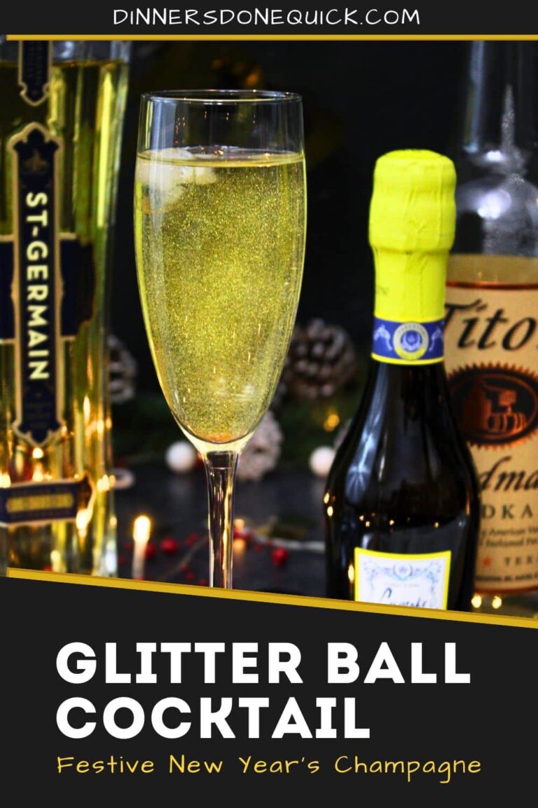Glitter Ball Cocktail: Easy New Year’s Champagne Drink! - Dinners Done ...