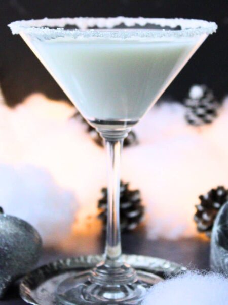 Christmas Lemon Drop Cosmo: White Christmas Cocktail! - Dinners Done Quick
