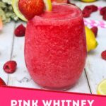 Pink Whitney Slushie: Frozen Pink Lemonade Cocktail! - Dinners Done Quick