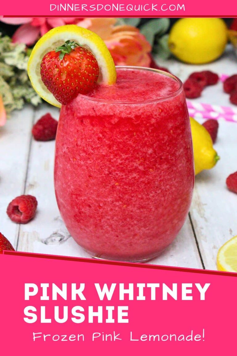 Pink Whitney Slushie: Frozen Pink Lemonade Cocktail! - Dinners Done Quick