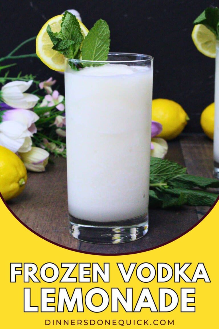 Frozen Vodka Lemonade: Simple Summer Cocktail! - Dinners Done Quick
