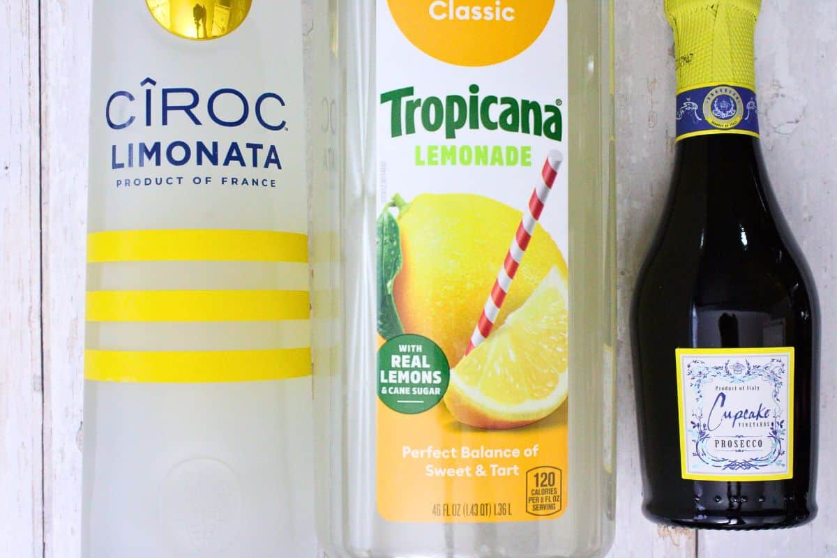 Vodka Lemonade Spritzer: Easy Ciroc Limonata Spritz! - Dinners Done Quick