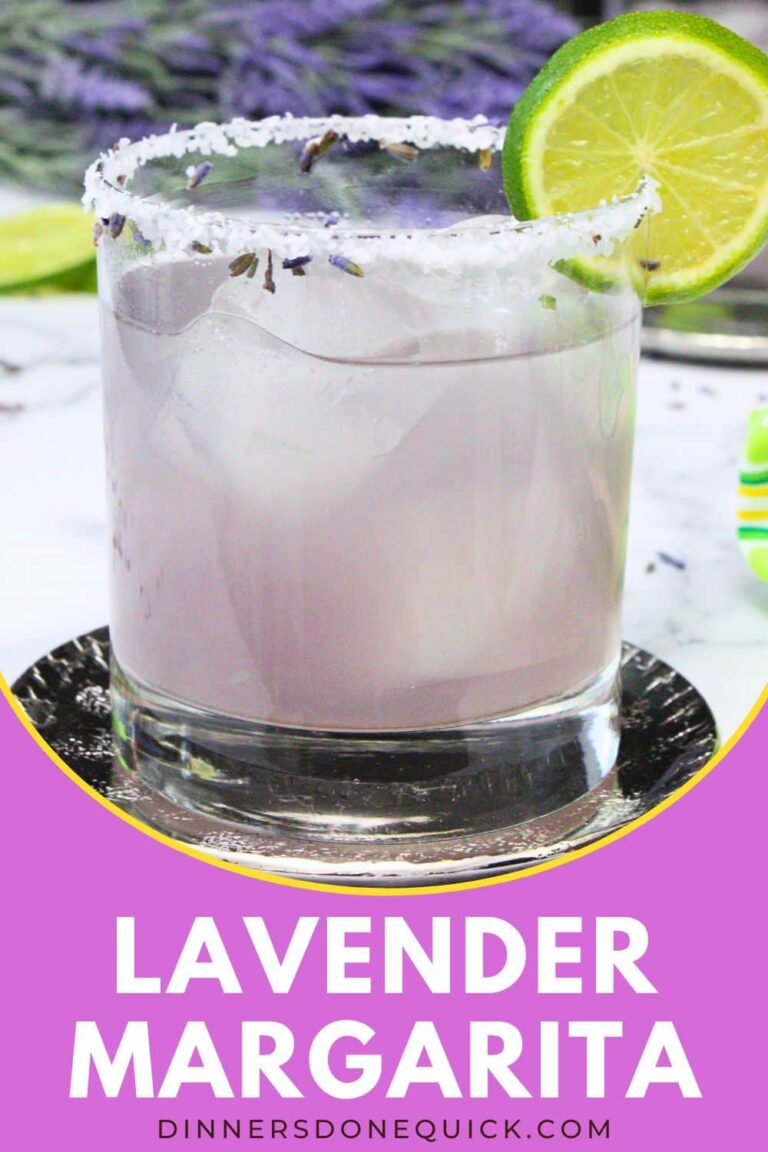 Easy Lavender Margarita For Spring & Summer Sipping! - Dinners Done Quick