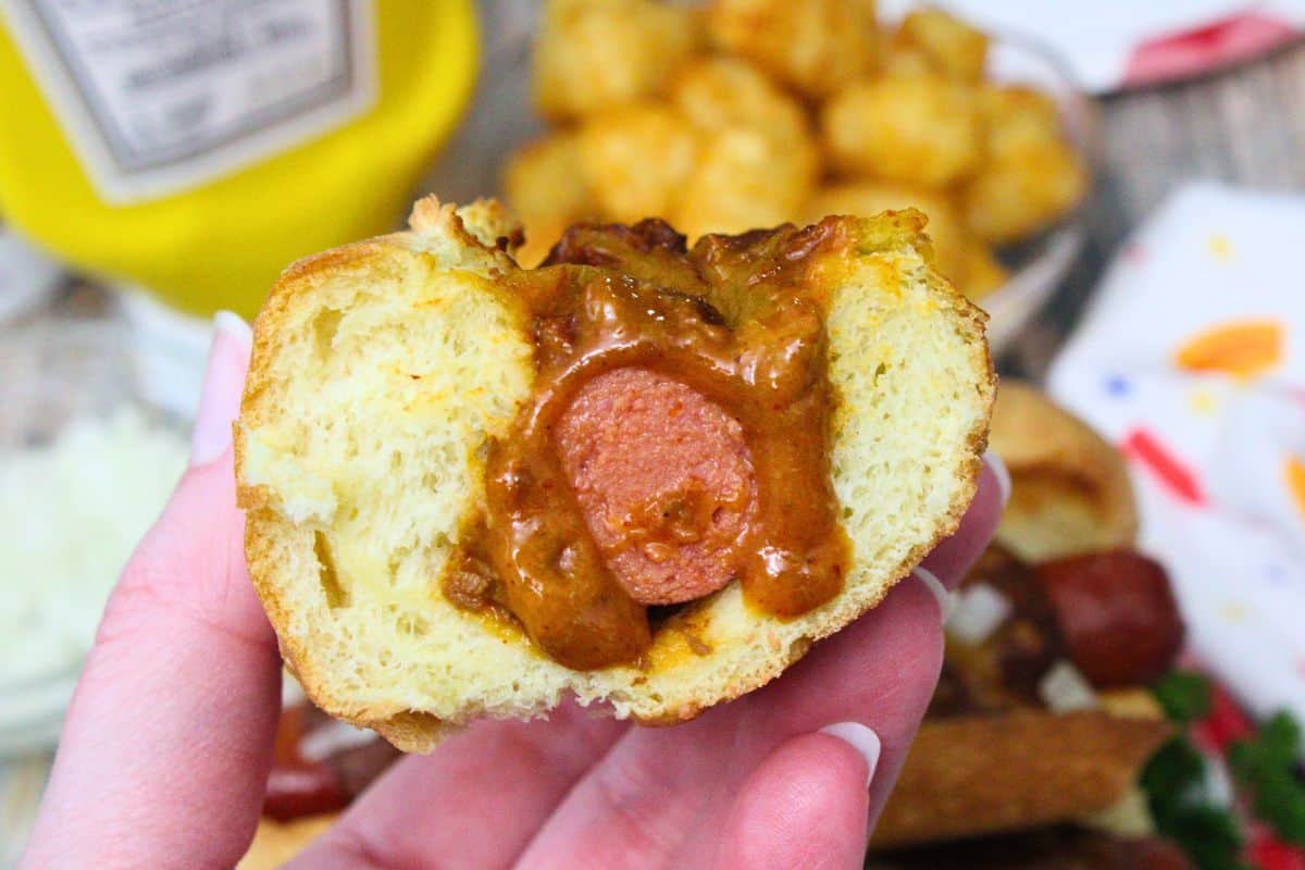 Easy Air Fryer Chili Cheese Dogs: Sonic Style! - Dinners Done Quick