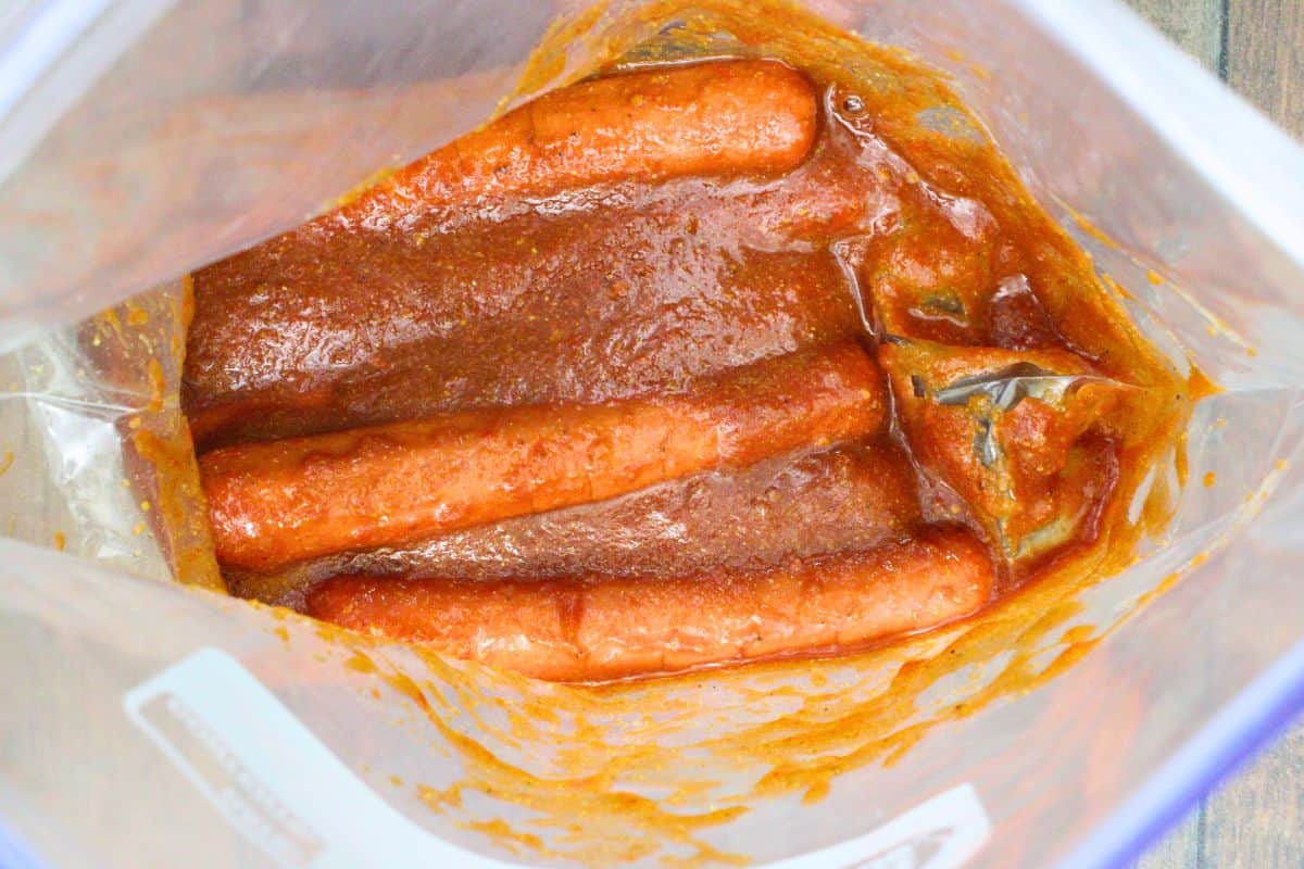 Marinated Hot Dogs: Air Fryer Recipe Bursting w/ Flavor! - Dinners Done ...