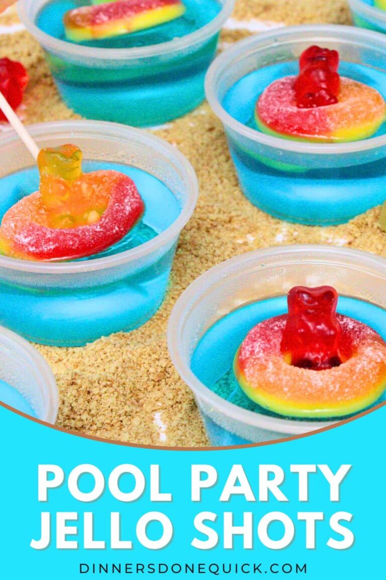 Pool Party Jello Shots: Summer Fun With Gummy Bears! - Dinners Done Quick