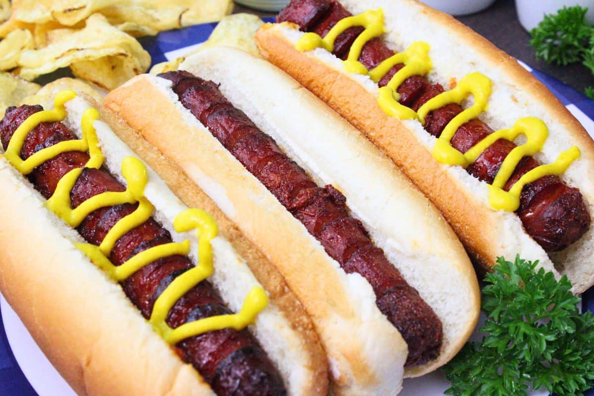 Marinated Hot Dogs: Air Fryer Recipe Bursting w/ Flavor! - Dinners Done ...